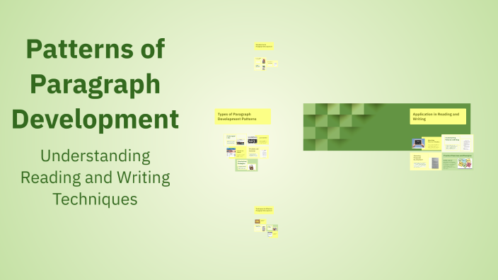 Patterns of Paragraph Development by Roumayne Nasayao on Prezi