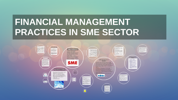 FINANCIAL MANAGEMENT PRACTICES IN SME SECTOR by Sagar Ahuja