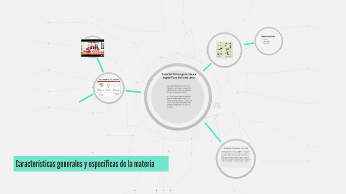 Caracterisitcas generales y especificas de l amateria by Maria Cristina ...