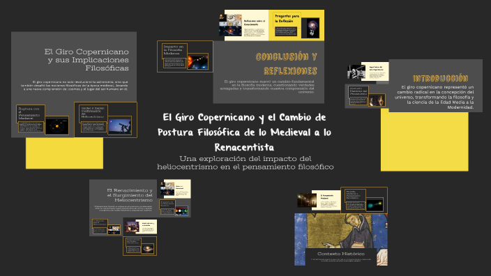 El Giro Copernicano y el Cambio de Postura Filosófica de lo Medieval a ...