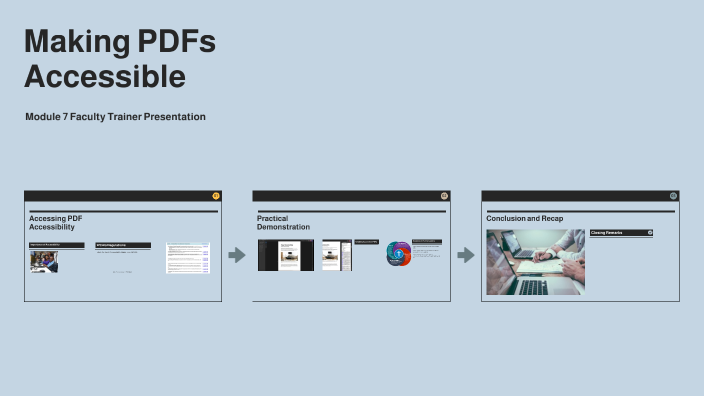 Making PDFs Accessible by Jessica Williams on Prezi