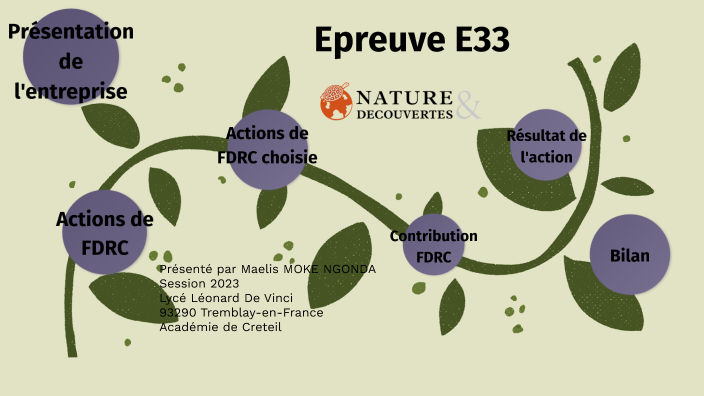 EPREUVE E33 by maelis moke ngonda on Prezi