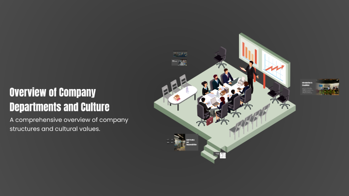 Overview of Company Departments and Culture by Laura on Prezi