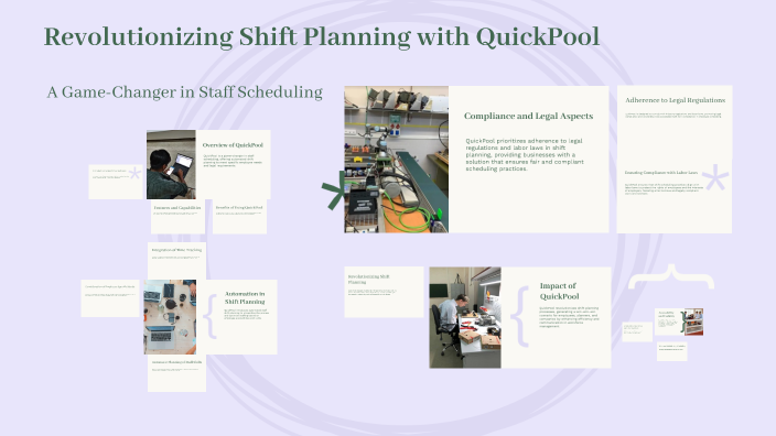 Revolutionizing Shift Planning with QuickPool by Reto Reber on Prezi