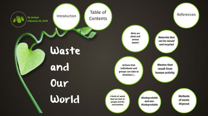 Waste and Our World by Janaya Z on Prezi