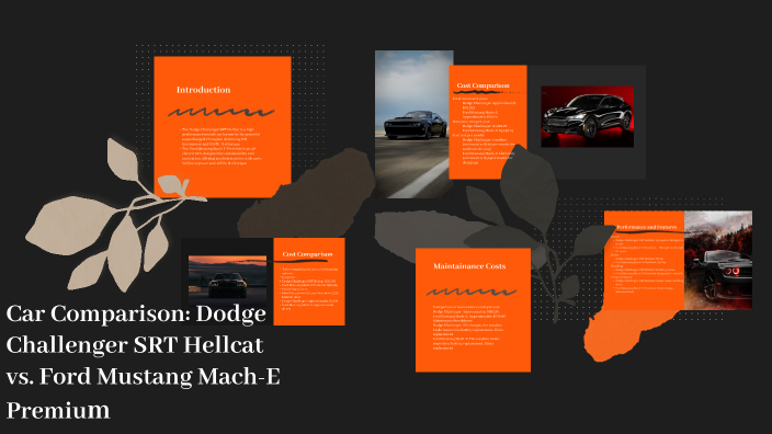 Car Comparison: Dodge Challenger SRT Hellcat vs. Ford Mustang Mach-E ...