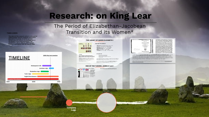 The Period of Elizabethan-Jacobean Transition and its Women by Ciarlene ...