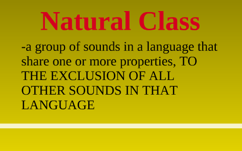 Natural Classes by Susan Brumbaugh on Prezi