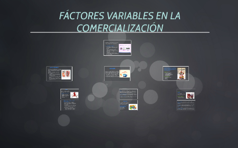 FÁCTORES VARIABLES EN LA COMERCIALIZACIÓN by JENNY VANESSA GARCIA ...