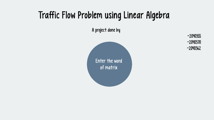 Linear Algebra CIA-3 by VANLALVUANA 2040355 on Prezi