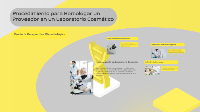 Procedimiento para Homologar un Proveedor en un Laboratorio Cosmético ...