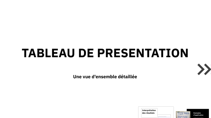 TABLEAU DE PRESENTATION by Sabre Nathalie on Prezi