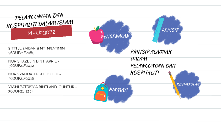 PRINSIP ALAMIYYAH DALAM PELANCONGAN DAN HOSPITALITI by Yasni Batrisyia ...