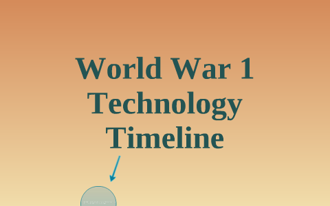 World War 1 Technology Timeline by Jessica Thompson on Prezi