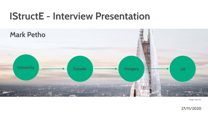 IStructE - Interview by Mark Petho on Prezi