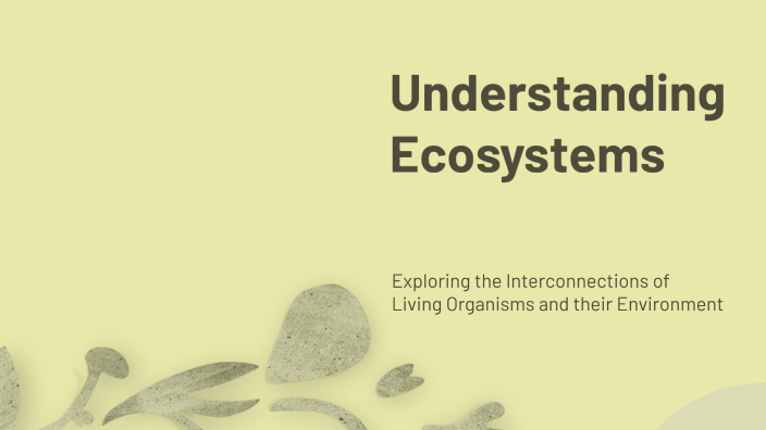 Understanding Ecosystems by Ali Javed on Prezi