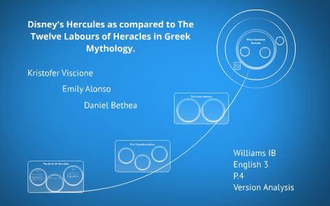 Disney's Hercules as compared to The Twelve Labours of Herac by Daniel ...