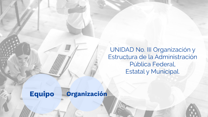 UNIDAD No. III Organización y Estructura de la Administración Pública ...