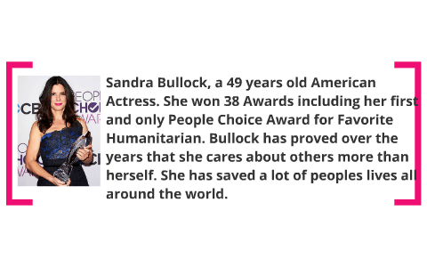 Sandra Bullock, a 49 years old American Actress. She won 38 by Fatima ...