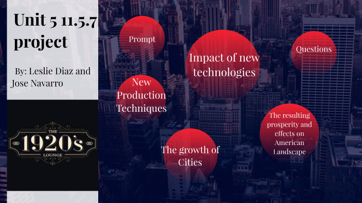 Unit 5 1920 Project by Jose Navarro on Prezi