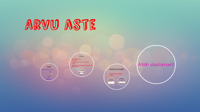 Arvu aste by Brb Brb on Prezi