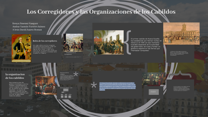 Los Corregidores y las Organizaciones de los Cabildos by kenya Jiménez ...