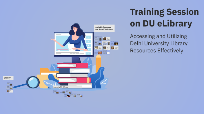 Training Session on DU eLibrary by Manpreet Kaur on Prezi