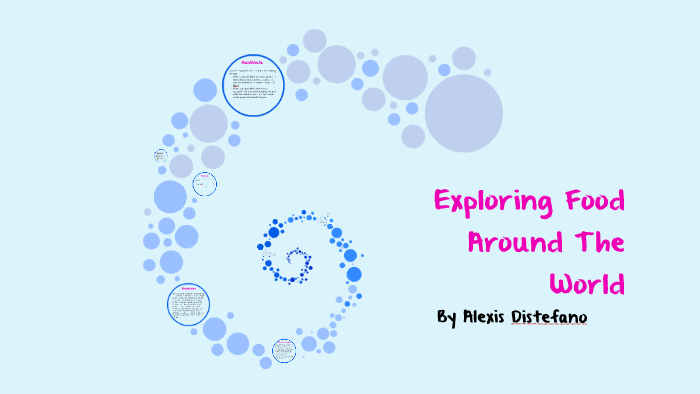 Exploring Food Around The World by Alexis Distefano on Prezi