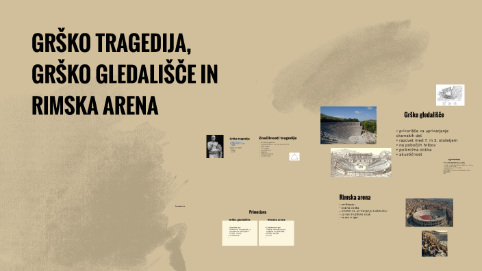 Grška tragedija, grško gledališče in rimska arena by Lučka Klemenčič on ...