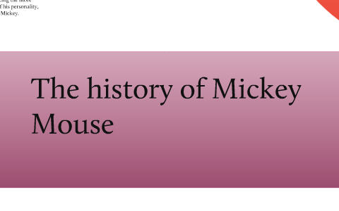 MInnie Mouse Timeline by Melissa Israel on Prezi