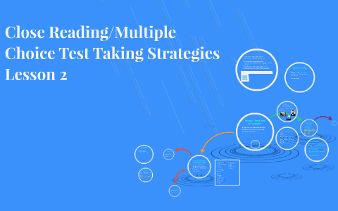 Close Reading/Multiple Choice Test Taking Strategies Lesson by ...