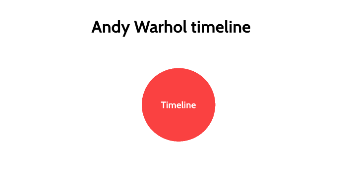 Andy Warhol Timeline by Devon Loy on Prezi
