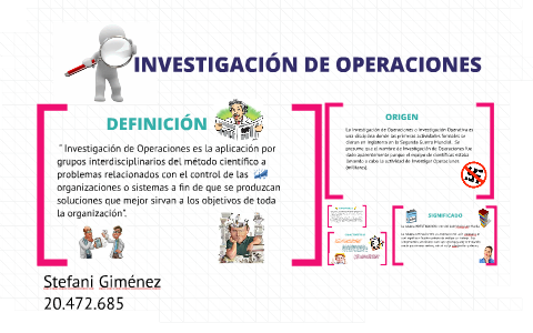 INVESTIGACIÓN DE OPERACIONES by Stefani Gimenez on Prezi
