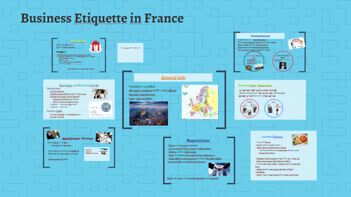 Business Etiquette in France by Lizzy Champeau on Prezi