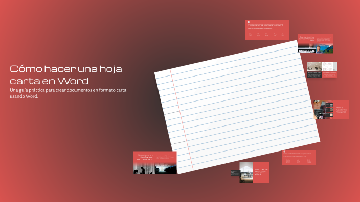 Cómo hacer una hoja carta en Word by Rafael Alejandro on Prezi