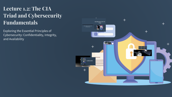 Lecture 1.2: The CIA Triad and Cybersecurity Fundamentals by Alaa S ...