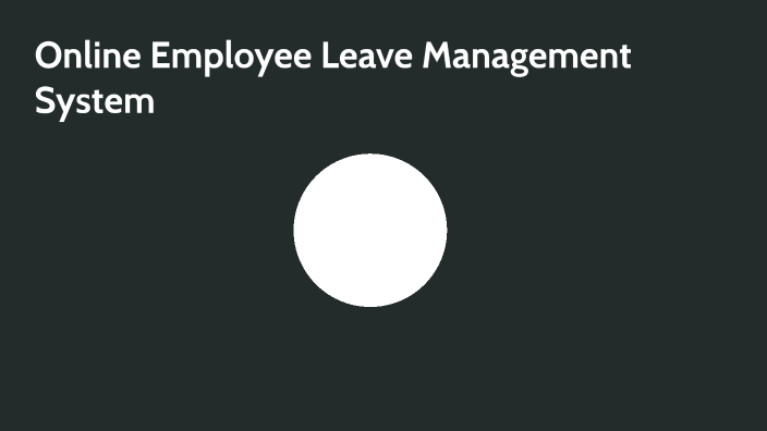 Online Employee Leave Management System by Sharon Roseline Ruth Dubba ... Online Employee Leave Management System by Sharon Roseline Ruth Dubba ...