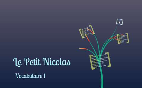 Le Petit Nicolas Vocabulaire 1 by Michelle Sullivan on Prezi