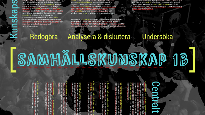 Samhällskunskap 1b introduktion by Martin Wetterborg on Prezi