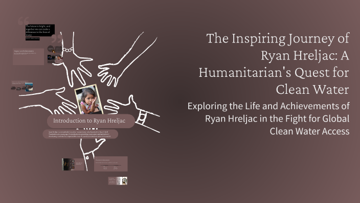 The Inspiring Journey of Ryan Hreljac: A Humanitarian's Quest for Clean ...