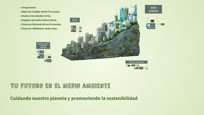 Tu futuro en el medio ambiente by MARIA FERNANDA ALBARRAN VALDES on Prezi