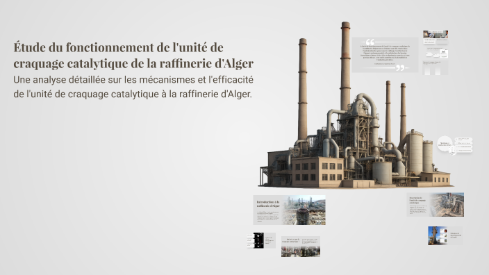 Étude du fonctionnement de l'unité de craquage catalytique de la ...