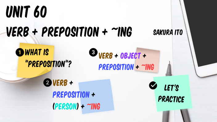 Verb + Preposition + -ing by SAKURA ITO on Prezi
