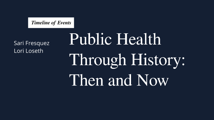 Public Health Through Time: Then and Now by Sari Fresquez on Prezi