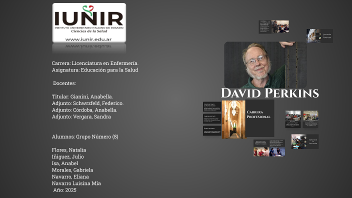 Presentación David Perkins: Biografía by natalia flores on Prezi