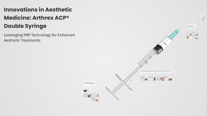 Innovations in Aesthetic Medicine: Arthrex ACP® Double Syringe by ...