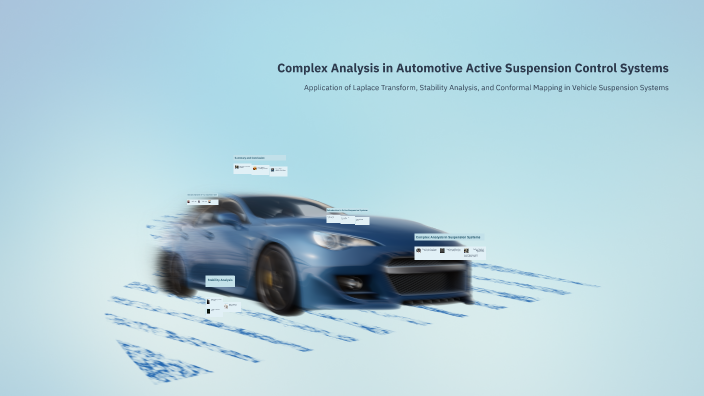 Complex Analysis in Automotive Active Suspension Control Systems by ...