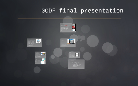 GCDF final presentation by Rene Martinez on Prezi