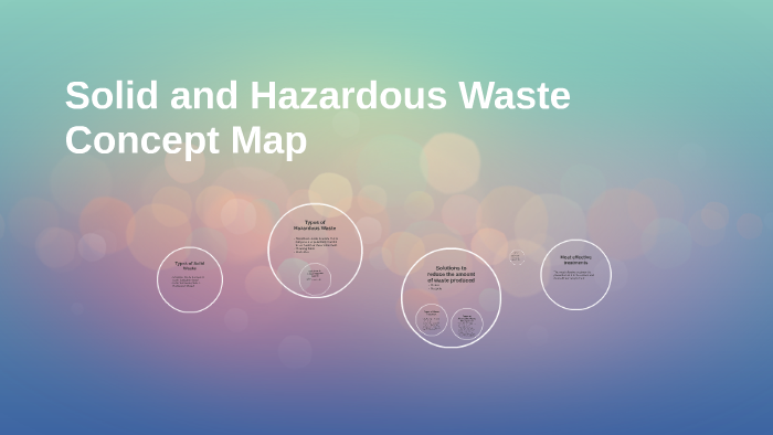 Solid and Hazardous Waste Concept Map by Nima Tahamzadeh on Prezi