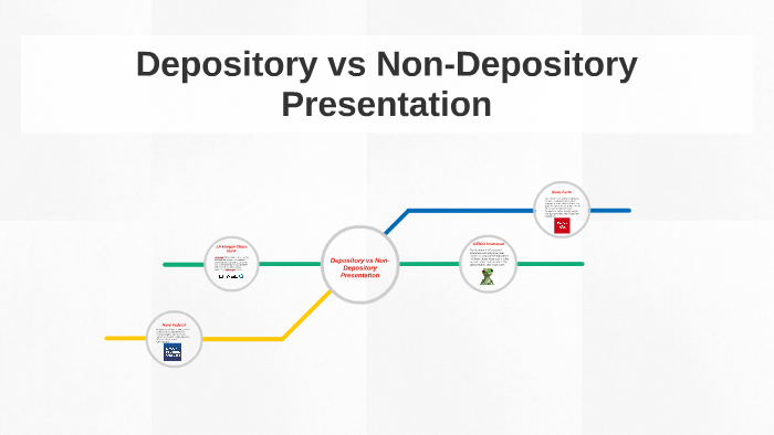 Depository vs Non-depository presentation by Myles Kai on Prezi